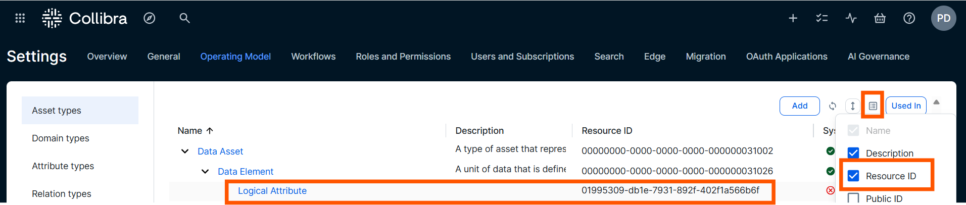 Collibra Data Dictionary integration